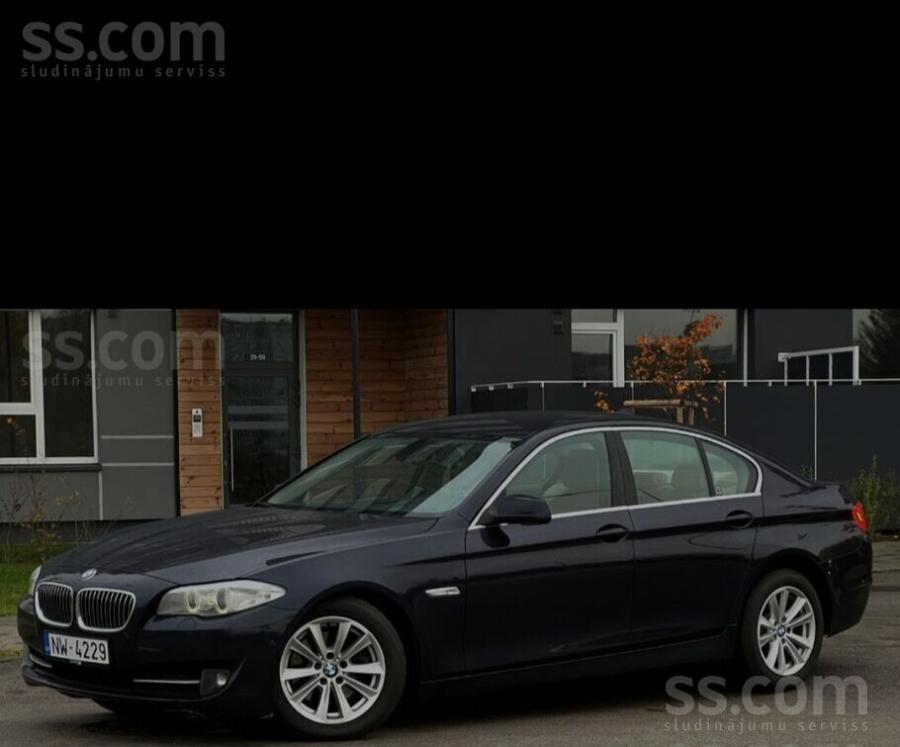 Zils BMW 520 2012 Gulbene, ar dzinēja tilpumu 2.00 L un nobraukumu 233 tūkst. km par 9995 €, foto 1 vietnē AUTOMOTO.COM.LV
