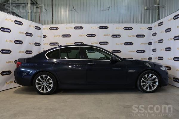 Blue BMW 520 2014 in Riga, with an engine capacity of 2.00 L and mileage of 0 thousand km for 8490 €, photo 4 on AUTOMOTO.COM.LV