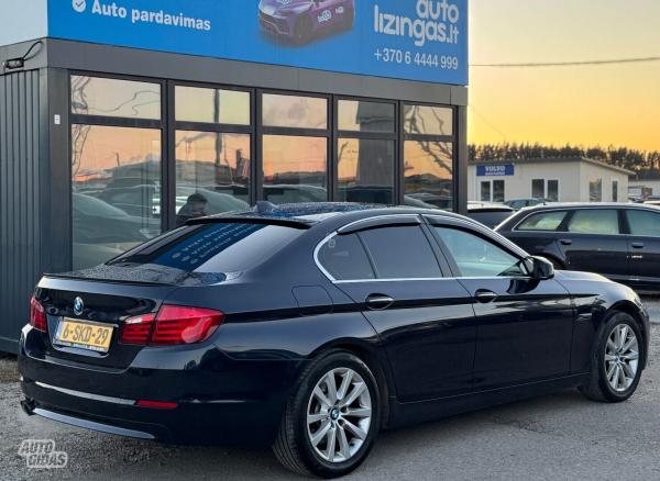 Blue BMW 520 2014 in Vilnius, with an engine capacity of 2.00 L and mileage of 227 thousand km for 8650 €, photo 4 on AUTOMOTO.COM.LV