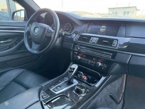 Blue BMW 520 2014 in Vilnius, with an engine capacity of 2.00 L and mileage of 227 thousand km for 8650 €, photo 10 on AUTOMOTO.COM.LV