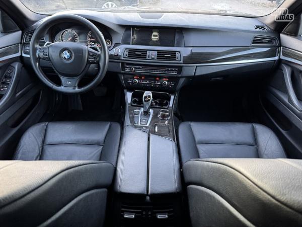 Blue BMW 520 2014 in Vilnius, with an engine capacity of 2.00 L and mileage of 227 thousand km for 8650 €, photo 9 on AUTOMOTO.COM.LV