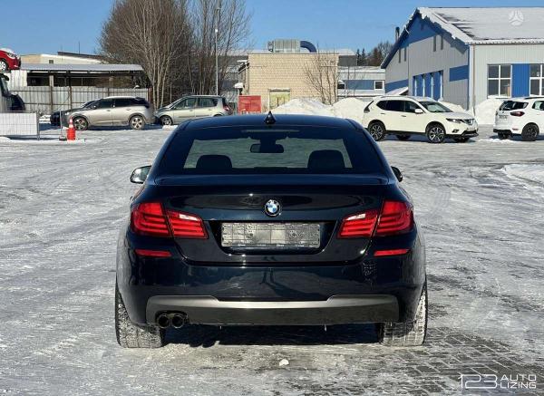 Blue BMW 520 2015 in Taurage, with an engine capacity of 2.00 L and mileage of 211 thousand km for 13200 €, photo 9 on AUTOMOTO.COM.LV