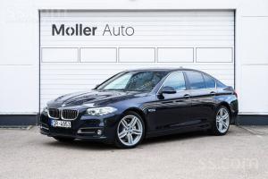 Blue BMW 520 2015 in Riga, with an engine capacity of 2.00 L and mileage of 153 thousand km for 14450 €, photo  on AUTOMOTO.COM.LV