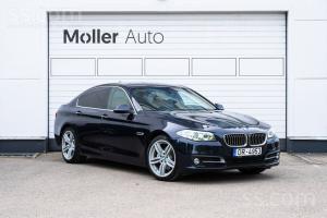 Blue BMW 520 2015 in Riga, with an engine capacity of 2.00 L and mileage of 153 thousand km for 14450 €, photo 3 on AUTOMOTO.COM.LV