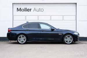 Blue BMW 520 2015 in Riga, with an engine capacity of 2.00 L and mileage of 153 thousand km for 14450 €, photo 6 on AUTOMOTO.COM.LV