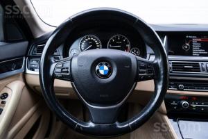 Blue BMW 520 2015 in Riga, with an engine capacity of 2.00 L and mileage of 153 thousand km for 14450 €, photo 21 on AUTOMOTO.COM.LV