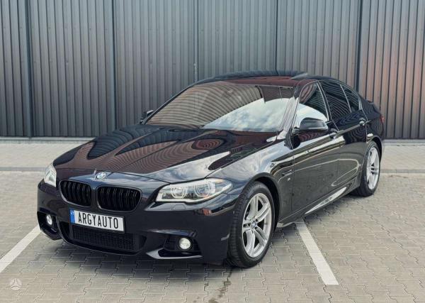 Blue BMW 520 2015 in Kaunas, with an engine capacity of 2.00 L and mileage of 240 thousand km for 14900 €, photo 1 on AUTOMOTO.COM.LV