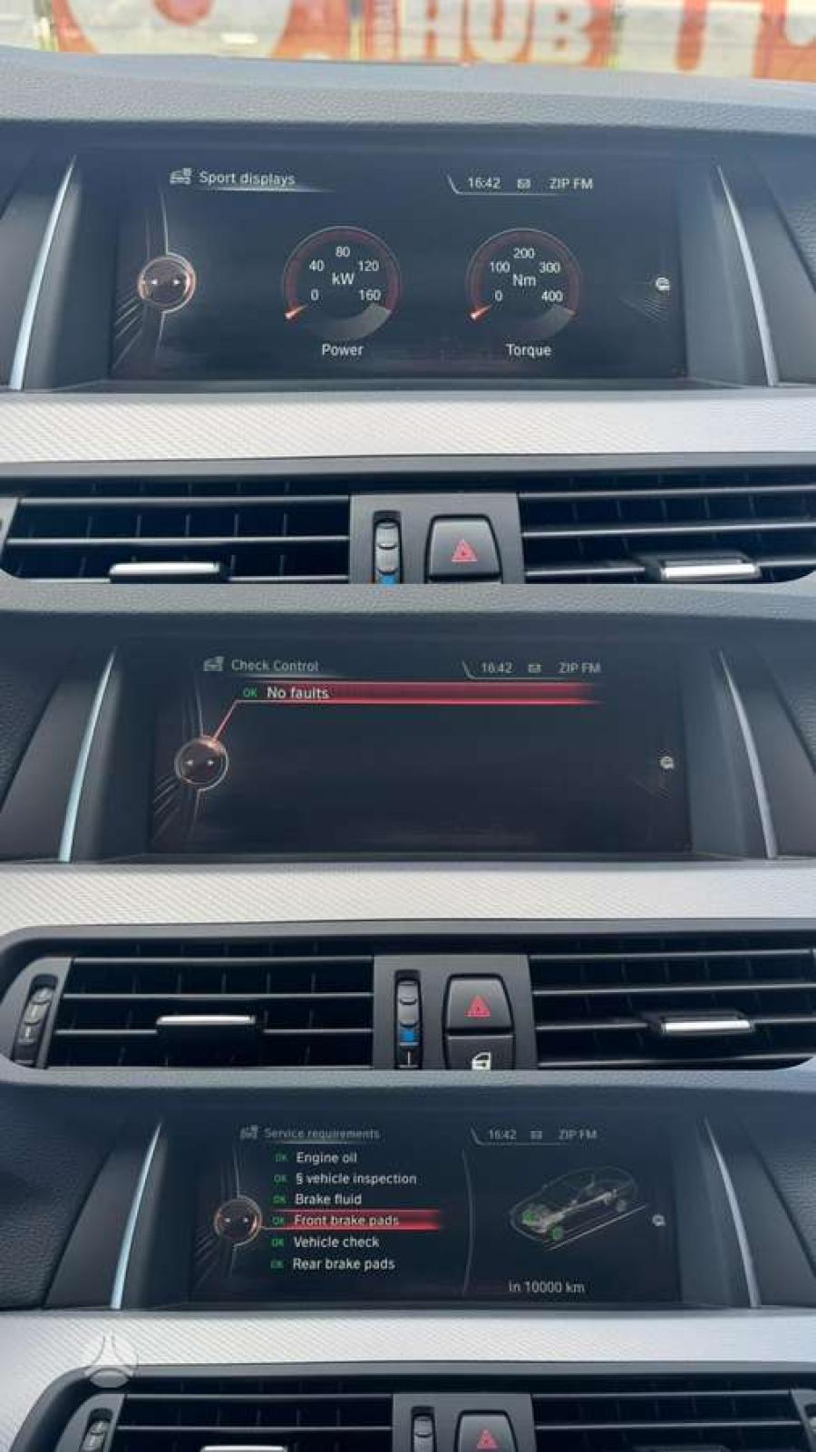 Blue BMW 520 2015 in Kaunas, with an engine capacity of 2.00 L and mileage of 240 thousand km for 14900 €, photo 25 on AUTOMOTO.COM.LV