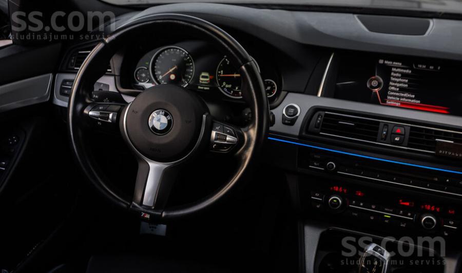 Zils BMW 520 2015 Jelgava, ar dzinēja tilpumu 2.00 L un nobraukumu 280 tūkst. km par 15200 €, foto 14 vietnē AUTOMOTO.COM.LV