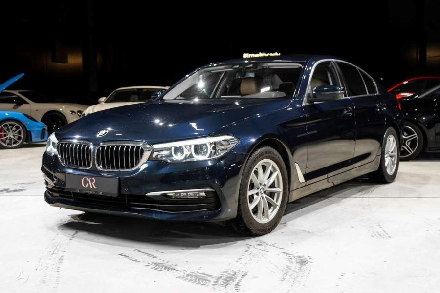 Zils BMW 520 2017 Rīga, ar dzinēja tilpumu 2.00 L un nobraukumu 95 tūkst. km par 23380 €, foto 1 vietnē AUTOMOTO.COM.LV
