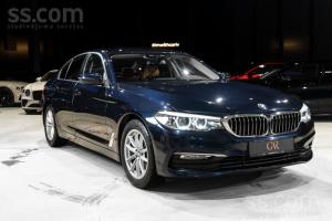 Blue BMW 520 2017 in Riga, with an engine capacity of 2.00 L and mileage of 95 thousand km for 23380 €, photo 3 on AUTOMOTO.COM.LV