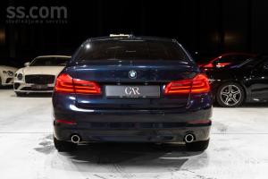 Blue BMW 520 2017 in Riga, with an engine capacity of 2.00 L and mileage of 95 thousand km for 23380 €, photo 5 on AUTOMOTO.COM.LV