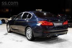 Blue BMW 520 2017 in Riga, with an engine capacity of 2.00 L and mileage of 95 thousand km for 23380 €, photo 6 on AUTOMOTO.COM.LV