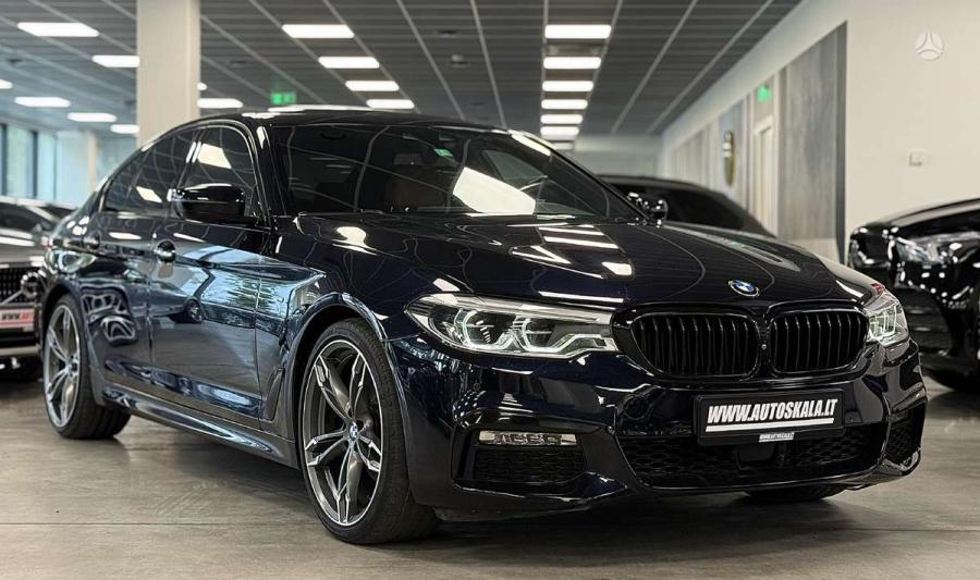 Blue BMW 520 2017 in Klaipeda, with an engine capacity of 2.00 L and mileage of 258 thousand km for 24900 €, photo 30 on AUTOMOTO.COM.LV