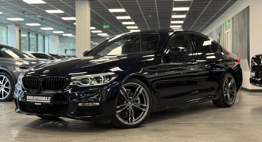 Blue BMW 520 2017 in Klaipeda, with an engine capacity of 2.00 L and mileage of 258 thousand km for 24900 €, photo 35 on AUTOMOTO.COM.LV