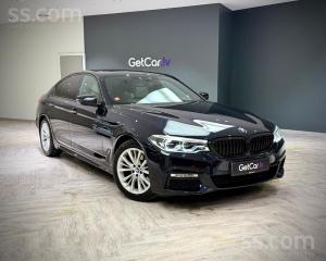 Blue BMW 520 2017 in Riga, with an engine capacity of 2.00 L and mileage of 125 thousand km for 20800 €, photo  on AUTOMOTO.COM.LV