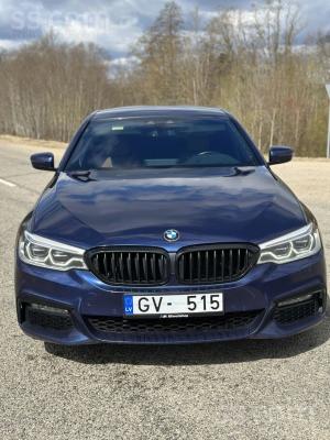 Blue BMW 520 2017 in Bauska, with an engine capacity of 2.00 L and mileage of 209 thousand km for 20500 €, photo 4 on AUTOMOTO.COM.LV