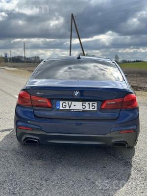 Blue BMW 520 2017 in Bauska, with an engine capacity of 2.00 L and mileage of 209 thousand km for 20500 €, photo 7 on AUTOMOTO.COM.LV