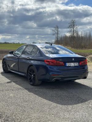 Blue BMW 520 2017 in Bauska, with an engine capacity of 2.00 L and mileage of 209 thousand km for 20500 €, photo 8 on AUTOMOTO.COM.LV