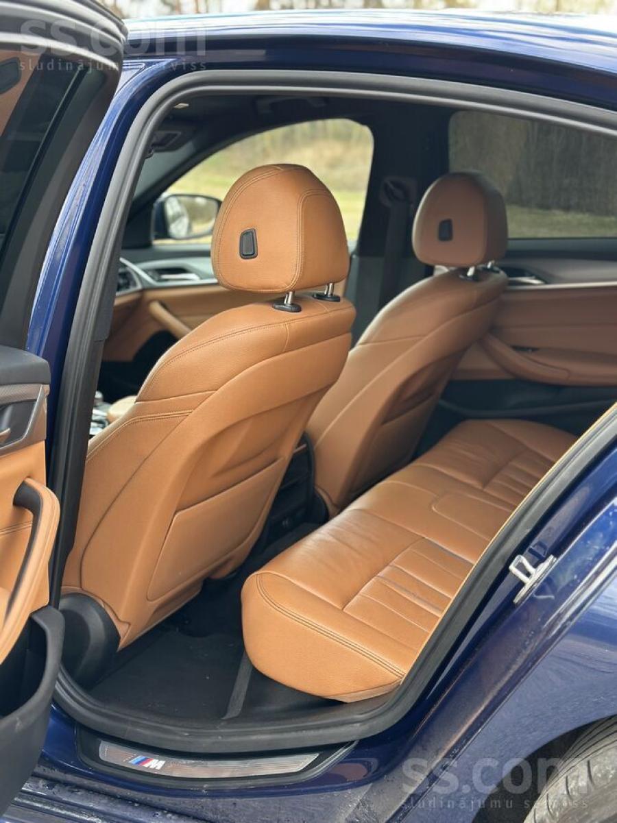 Blue BMW 520 2017 in Bauska, with an engine capacity of 2.00 L and mileage of 209 thousand km for 20500 €, photo 16 on AUTOMOTO.COM.LV