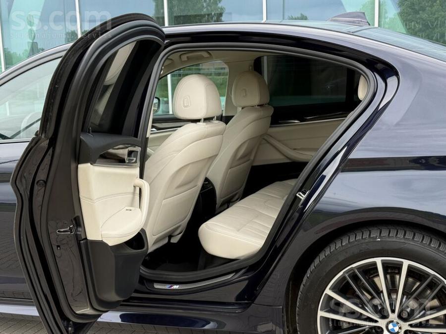Blue BMW 520 2017 in Rezekne, with an engine capacity of 2.00 L and mileage of 181 thousand km for 22590 €, photo 15 on AUTOMOTO.COM.LV