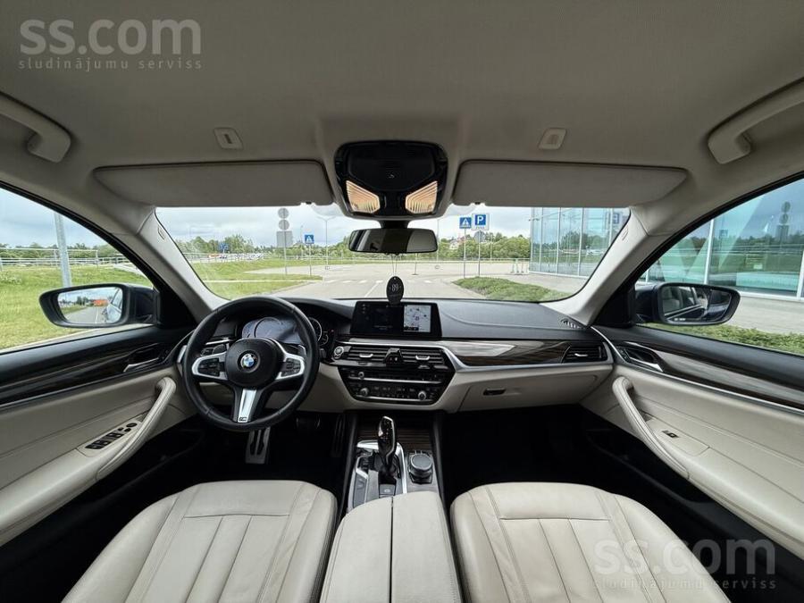 Blue BMW 520 2017 in Rezekne, with an engine capacity of 2.00 L and mileage of 181 thousand km for 22590 €, photo 17 on AUTOMOTO.COM.LV