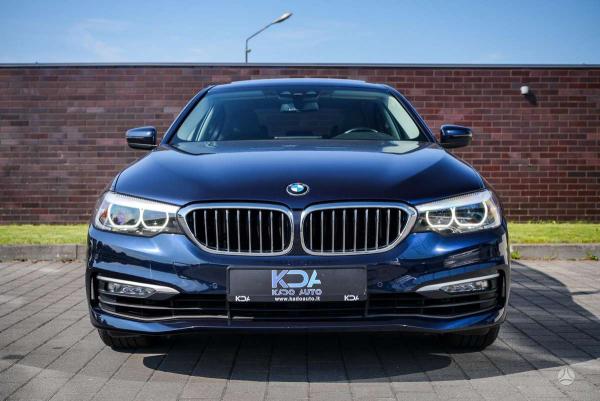 Blue BMW 520 2017 in Marijampole, with an engine capacity of 2.00 L and mileage of 104 thousand km for 16950 €, photo 3 on AUTOMOTO.COM.LV