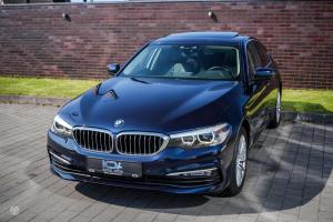 Blue BMW 520 2017 in Marijampole, with an engine capacity of 2.00 L and mileage of 104 thousand km for 16950 €, photo 5 on AUTOMOTO.COM.LV