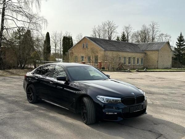 Blue BMW 520 2018 in Kupiskis, with an engine capacity of 2.00 L and mileage of 83 thousand km for 22500 €, photo 5 on AUTOMOTO.COM.LV