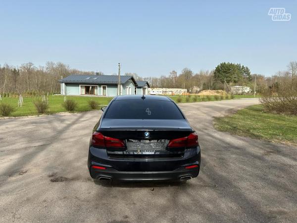 Blue BMW 520 2018 in Kupiskis, with an engine capacity of 2.00 L and mileage of 83 thousand km for 22500 €, photo 6 on AUTOMOTO.COM.LV