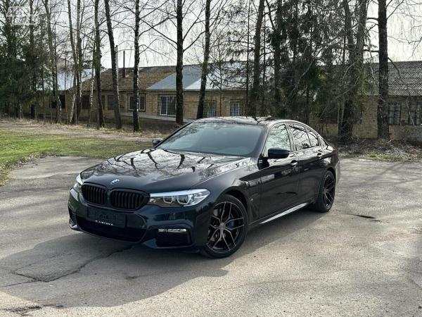 Blue BMW 520 2018 in Kupiskis, with an engine capacity of 2.00 L and mileage of 83 thousand km for 22500 €, photo 8 on AUTOMOTO.COM.LV