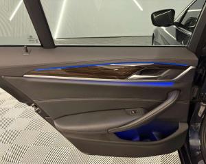 Blue BMW 520 2019 in Marijampole, with an engine capacity of 2.00 L and mileage of 321 thousand km for 17650 €, photo 29 on AUTOMOTO.COM.LV