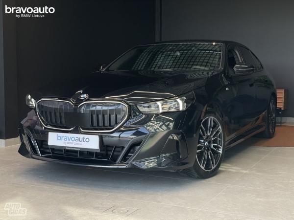 Blue BMW 520 2024 in Klaipeda, with an engine capacity of 2.00 L and mileage of 65 thousand km for 54991 €, photo 1 on AUTOMOTO.COM.LV