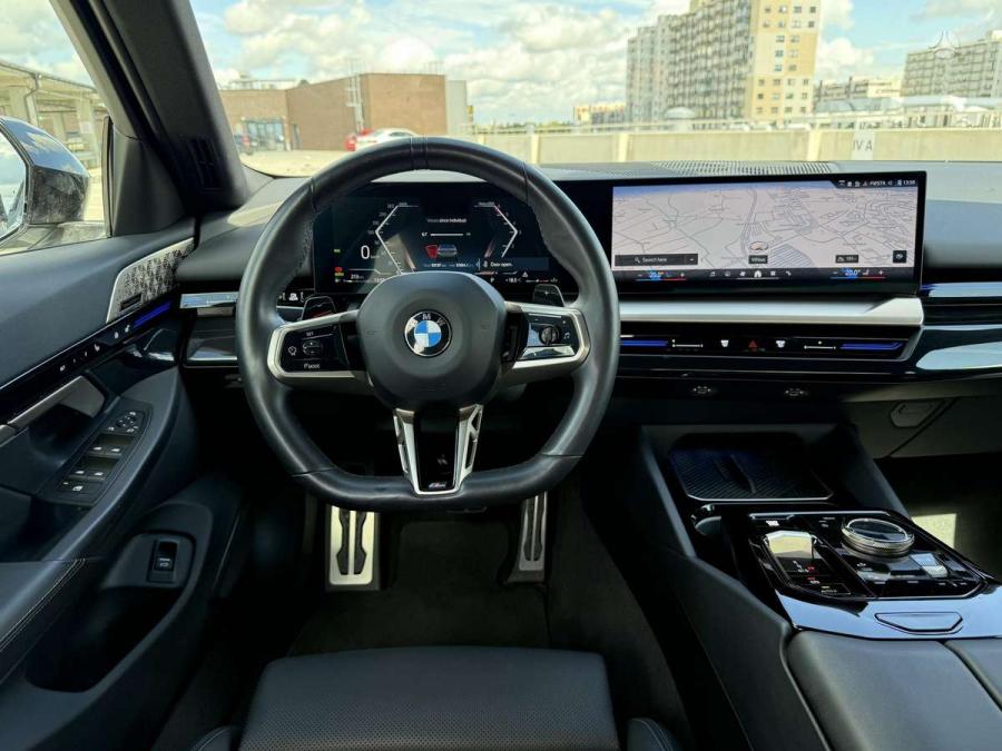 Blue BMW 520 2024 in Vilnius, with an engine capacity of 2.00 L and mileage of 59 thousand km for 55500 €, photo 20 on AUTOMOTO.COM.LV