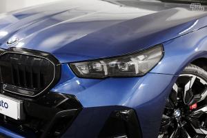 Blue BMW 520 2025 in Vilnius, with an engine capacity of 2.00 L and mileage of 9 thousand km for 65491 €, photo 7 on AUTOMOTO.COM.LV