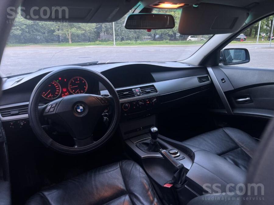 Zils BMW 520 2006 Rīga, ar dzinēja tilpumu 2.00 L un nobraukumu 310 tūkst. km par 2150 €, foto 6 vietnē AUTOMOTO.COM.LV