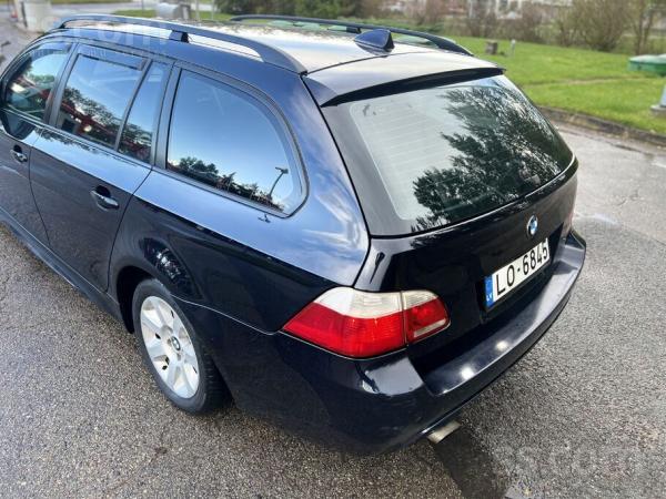 Blue BMW 520 2006 in Riga, with an engine capacity of 2.00 L and mileage of 0 thousand km for 3150 €, photo 6 on AUTOMOTO.COM.LV