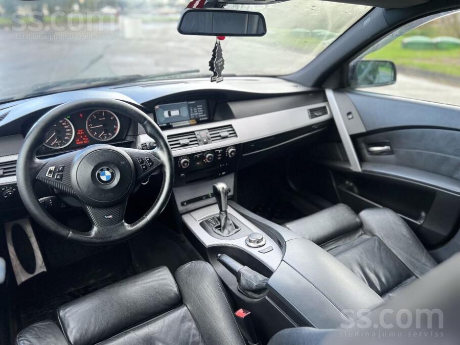 Blue BMW 520 2006 in Riga, with an engine capacity of 2.00 L and mileage of 0 thousand km for 3150 €, photo 9 on AUTOMOTO.COM.LV