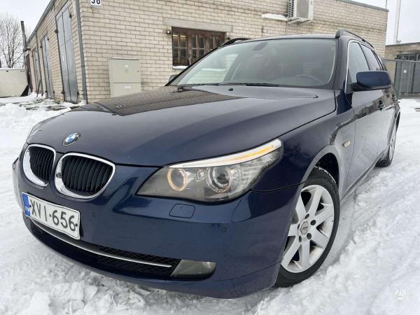 Blue BMW 520 2007 in Kaunas, with an engine capacity of 2.00 L and mileage of 320 thousand km for 2750 €, photo 1 on AUTOMOTO.COM.LV
