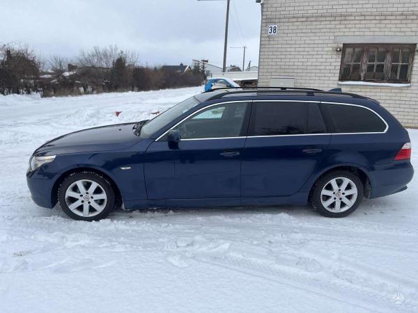 Blue BMW 520 2007 in Kaunas, with an engine capacity of 2.00 L and mileage of 320 thousand km for 2750 €, photo 8 on AUTOMOTO.COM.LV
