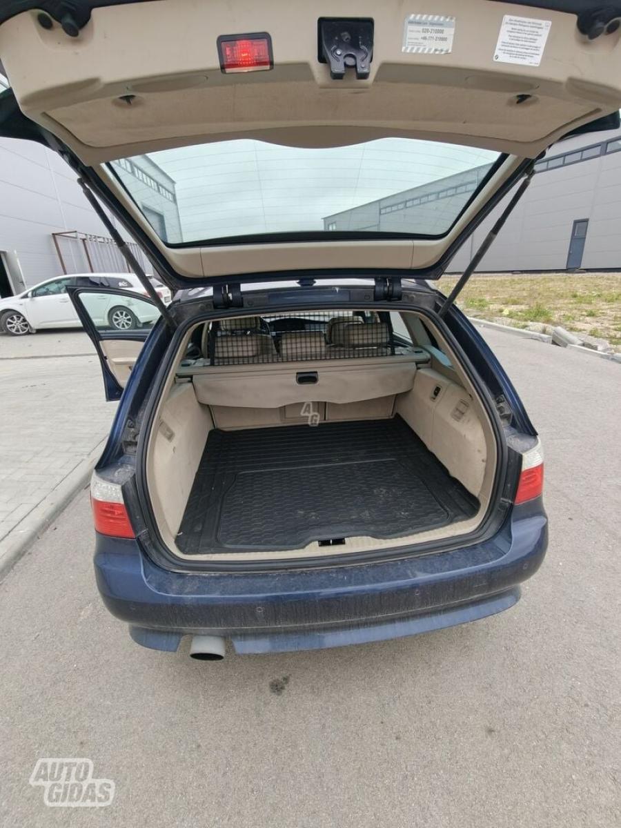 Blue BMW 520 2008 in Klaipeda, with an engine capacity of 2.00 L and mileage of 364 thousand km for 3500 €, photo 11 on AUTOMOTO.COM.LV