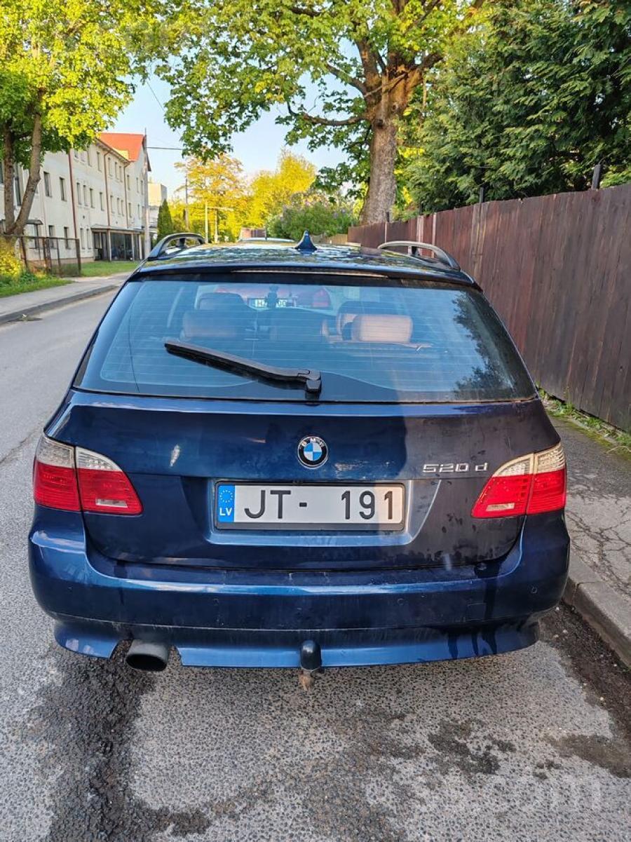 Zils BMW 520 2008 Rīga, ar dzinēja tilpumu 2.00 L un nobraukumu 255 tūkst. km par 3100 €, foto 5 vietnē AUTOMOTO.COM.LV