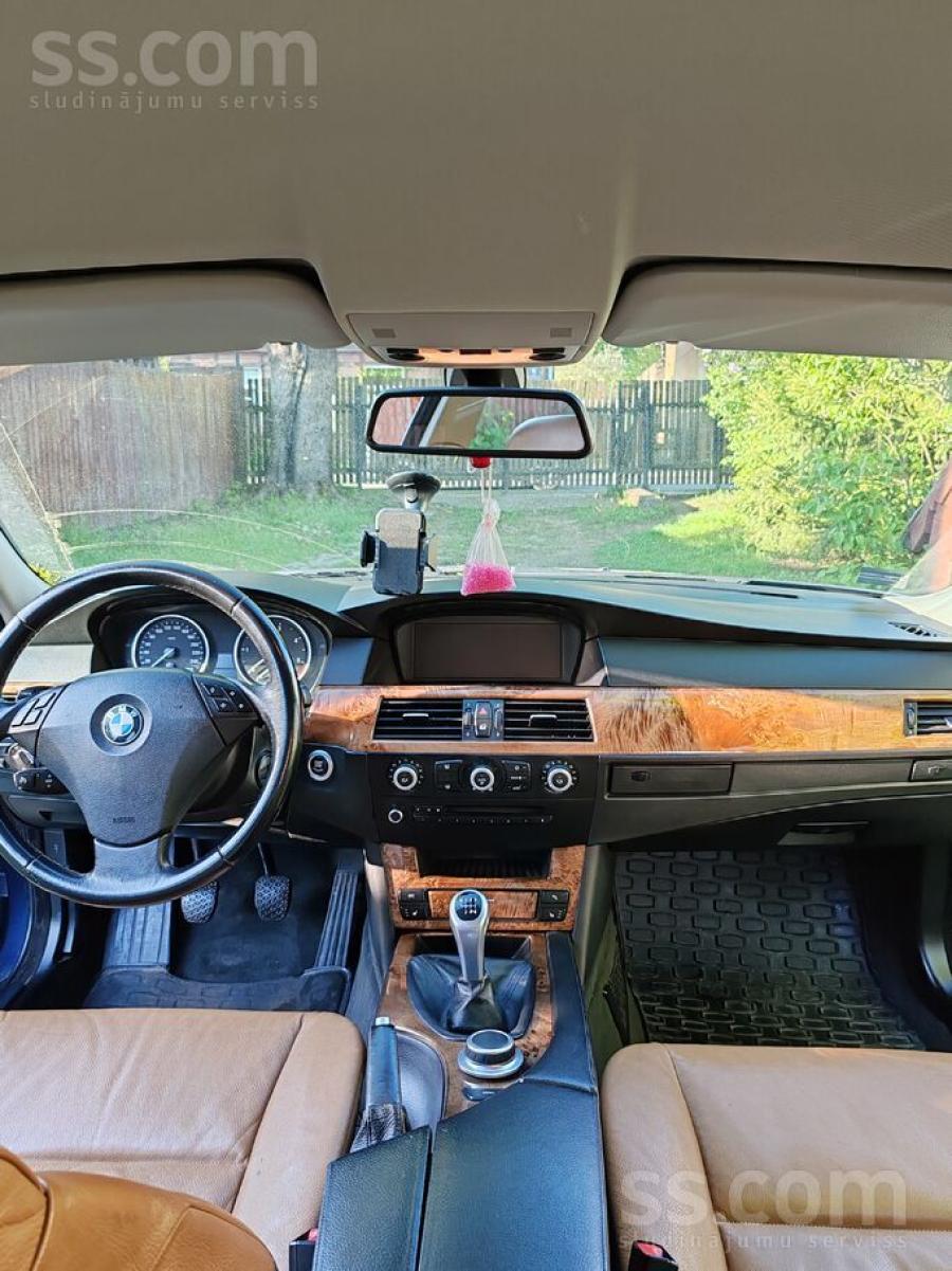 Zils BMW 520 2008 Rīga, ar dzinēja tilpumu 2.00 L un nobraukumu 255 tūkst. km par 3100 €, foto 8 vietnē AUTOMOTO.COM.LV