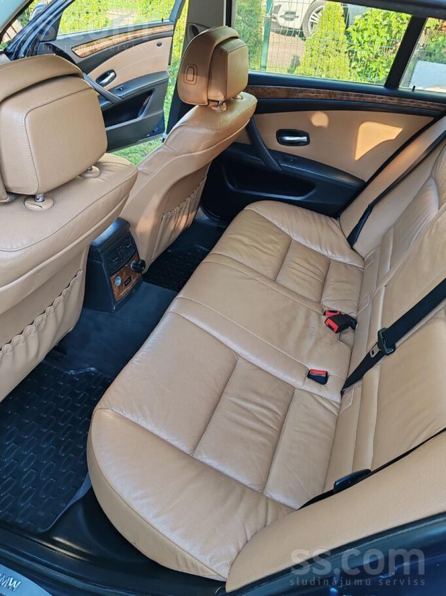 Zils BMW 520 2008 Rīga, ar dzinēja tilpumu 2.00 L un nobraukumu 255 tūkst. km par 3100 €, foto 10 vietnē AUTOMOTO.COM.LV