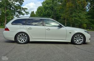 Blue BMW 520 2009 in Kaunas, with an engine capacity of 2.00 L and mileage of 350 thousand km for 4499 €, photo 8 on AUTOMOTO.COM.LV