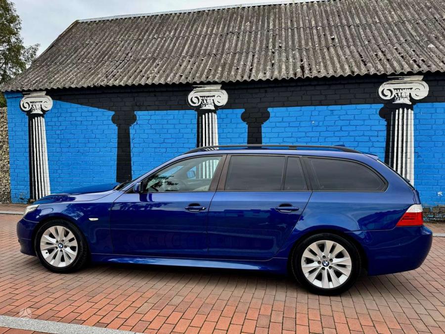 Blue BMW 520 2009 in Marijampole, with an engine capacity of 2.00 L and mileage of 295 thousand km for 4999 €, photo 6 on AUTOMOTO.COM.LV