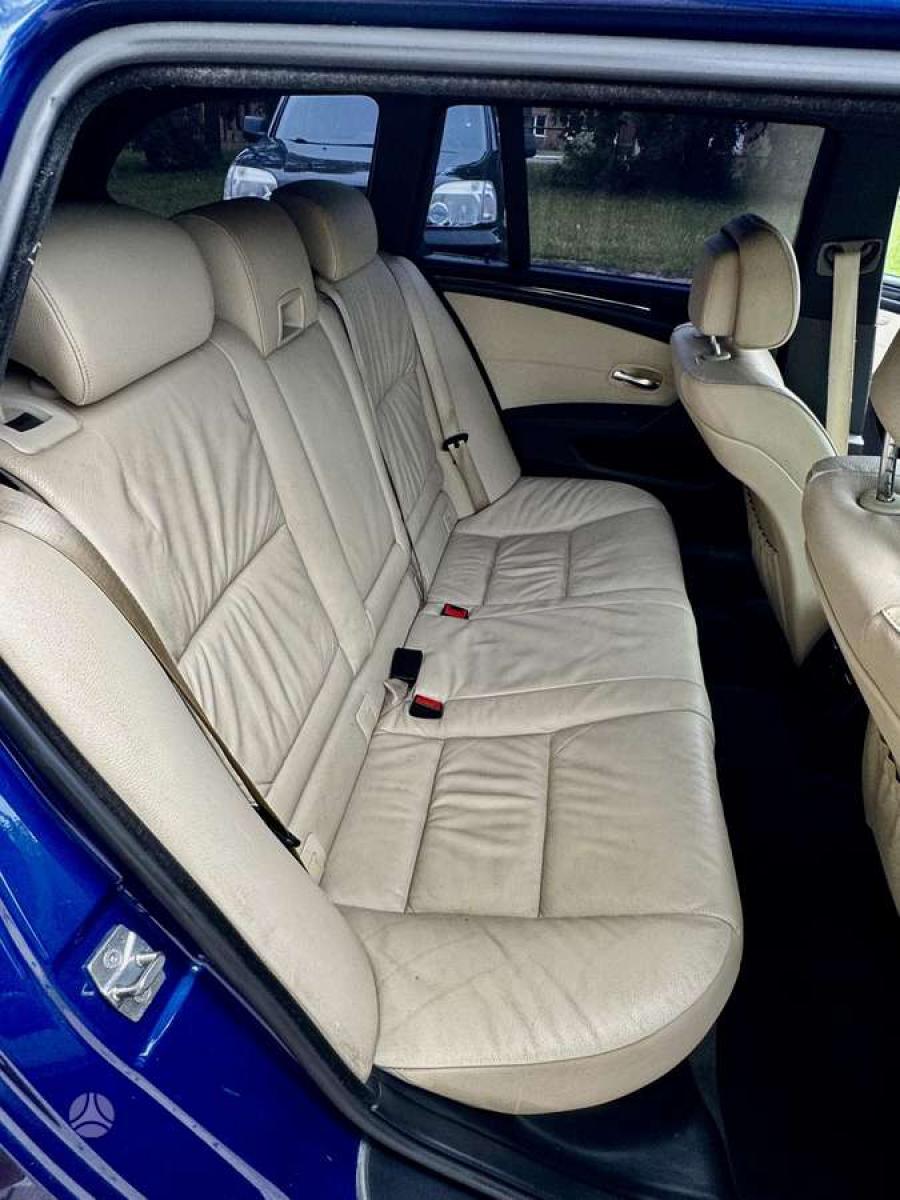 Blue BMW 520 2009 in Marijampole, with an engine capacity of 2.00 L and mileage of 295 thousand km for 4999 €, photo 18 on AUTOMOTO.COM.LV