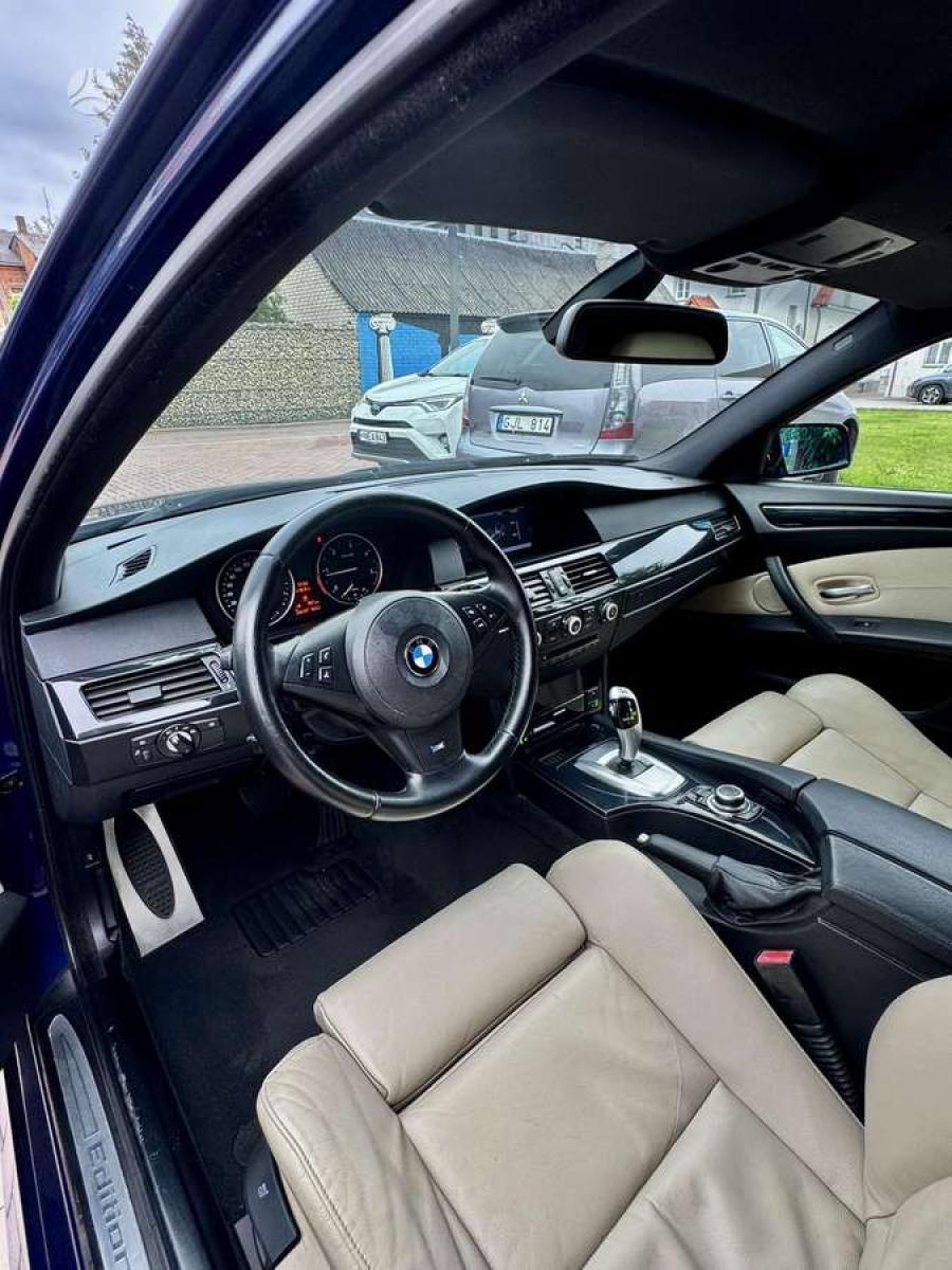 Blue BMW 520 2009 in Marijampole, with an engine capacity of 2.00 L and mileage of 295 thousand km for 4999 €, photo 25 on AUTOMOTO.COM.LV