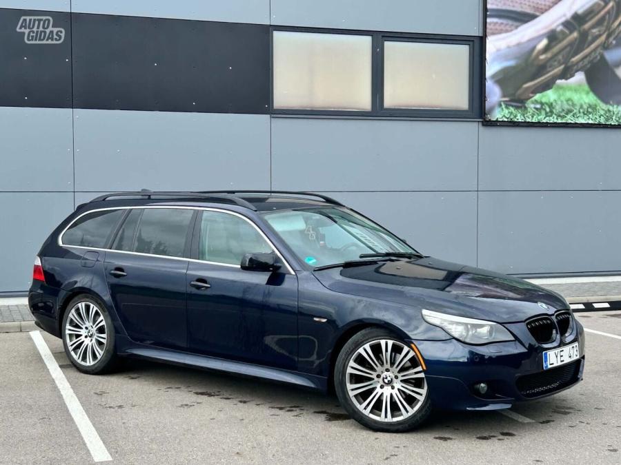 Blue BMW 520 2009 in Silute, with an engine capacity of 2.00 L and mileage of 381 thousand km for 2850 €, photo 1 on AUTOMOTO.COM.LV