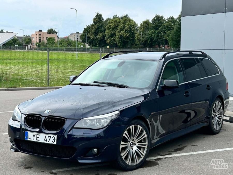 Blue BMW 520 2009 in Silute, with an engine capacity of 2.00 L and mileage of 381 thousand km for 2850 €, photo 3 on AUTOMOTO.COM.LV